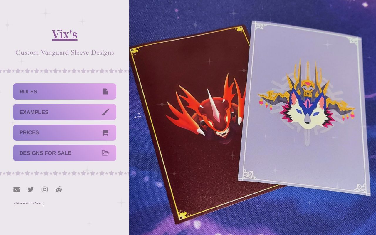 Vix's Sleeve Designs